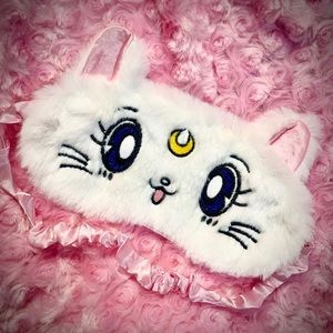 Sailor Moon | Accessories | Kawaii Sailor Moon Eye Mask White Luna Cat ...